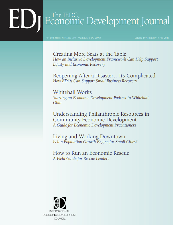 Economic Development Journal - International Economic Development Council